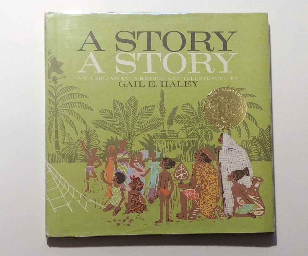 A STORY, A STORY, Gail E Haley, Caldecott Medal Winner, Signed ...