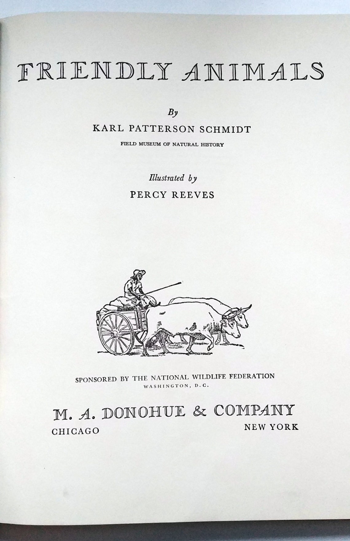 Percy Reeves FRIENDLY ANIMALS Hard Cover Large Picture - Etsy