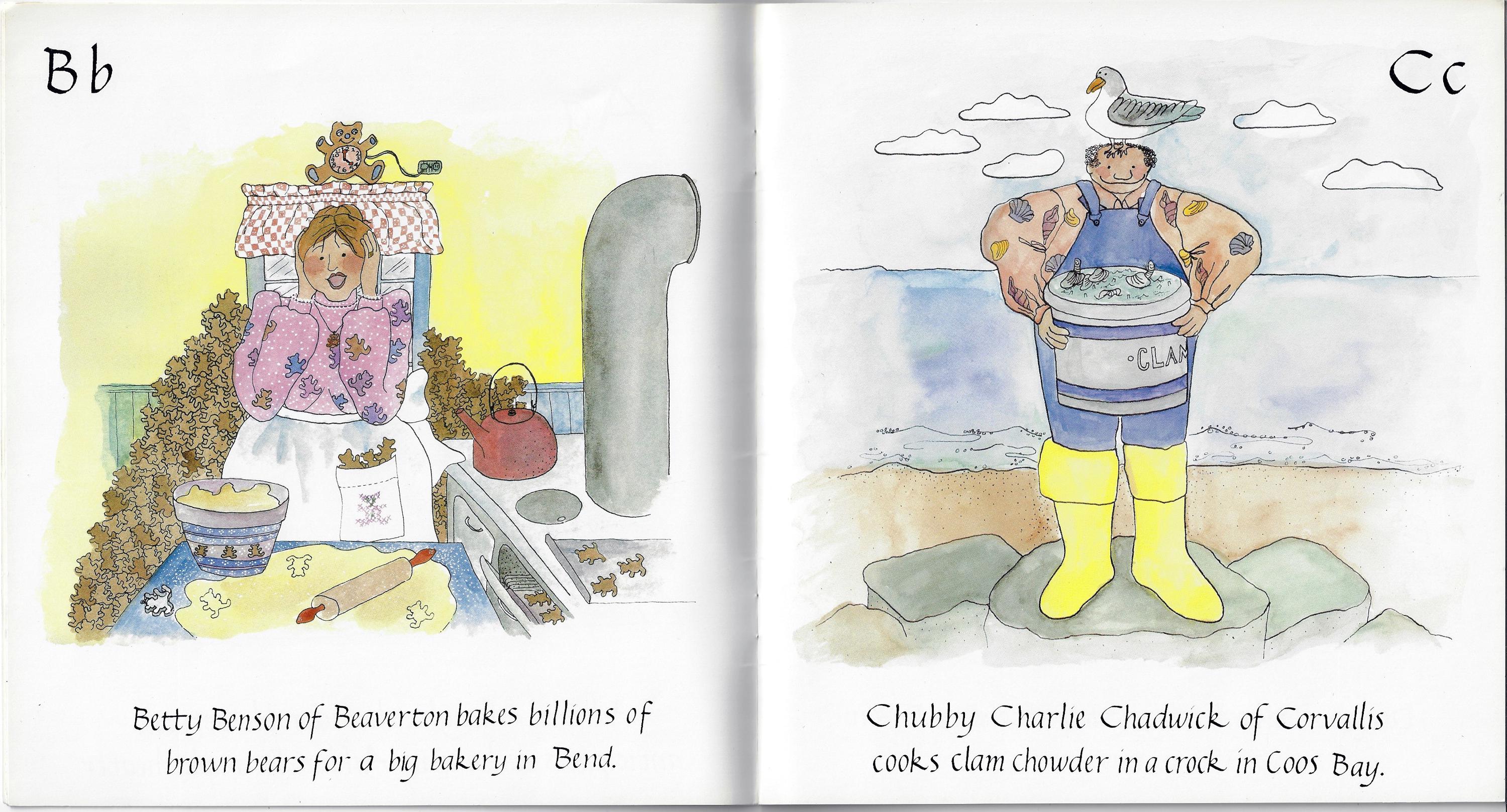 OREGON ALPHABET BOOK, Leslie & Torrence Polansky, 1983 - Etsy