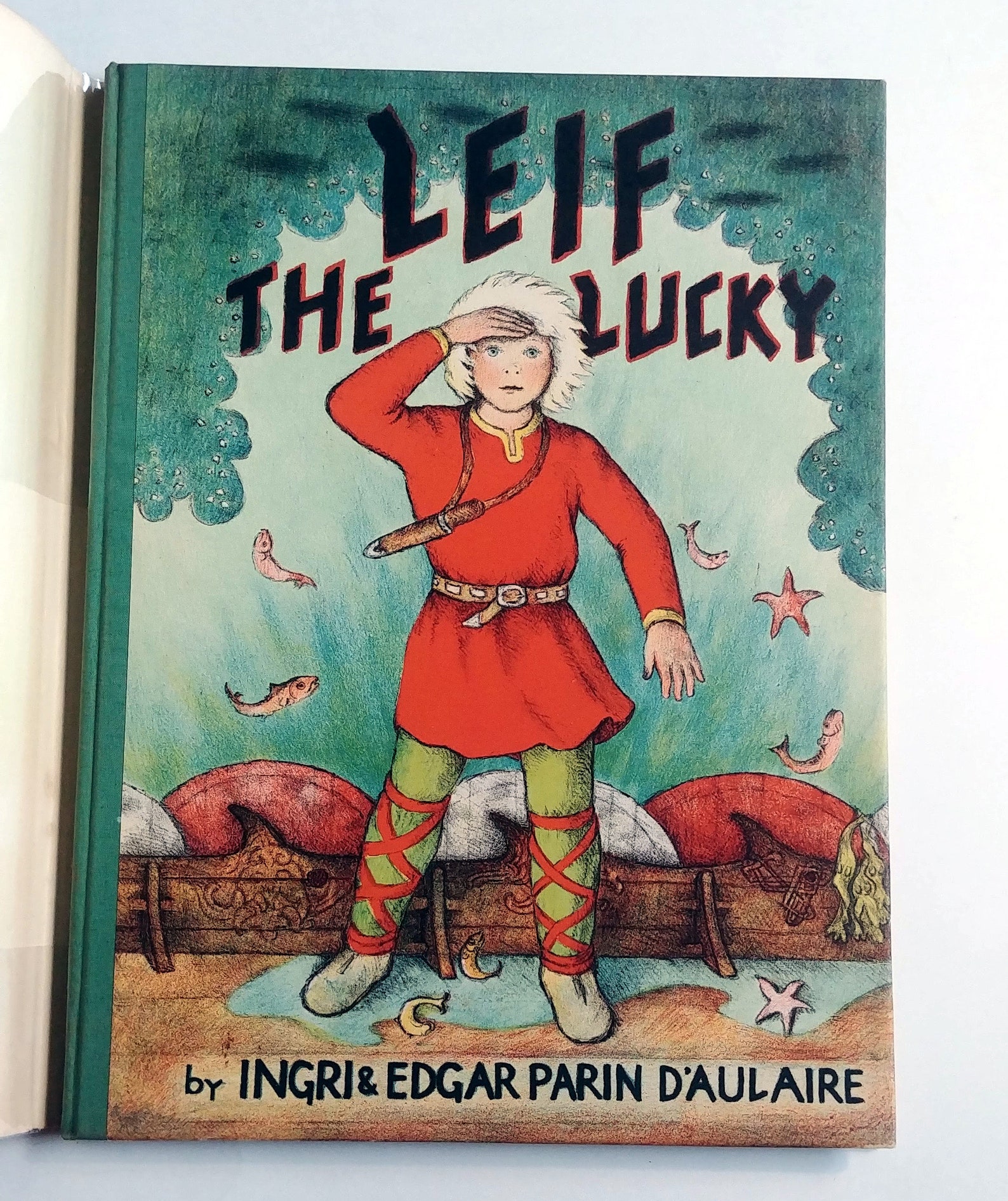 LEIF THE LUCKY Ingri & Edgar Parin D'aulaire 1st Edition in Dust Jacket ...
