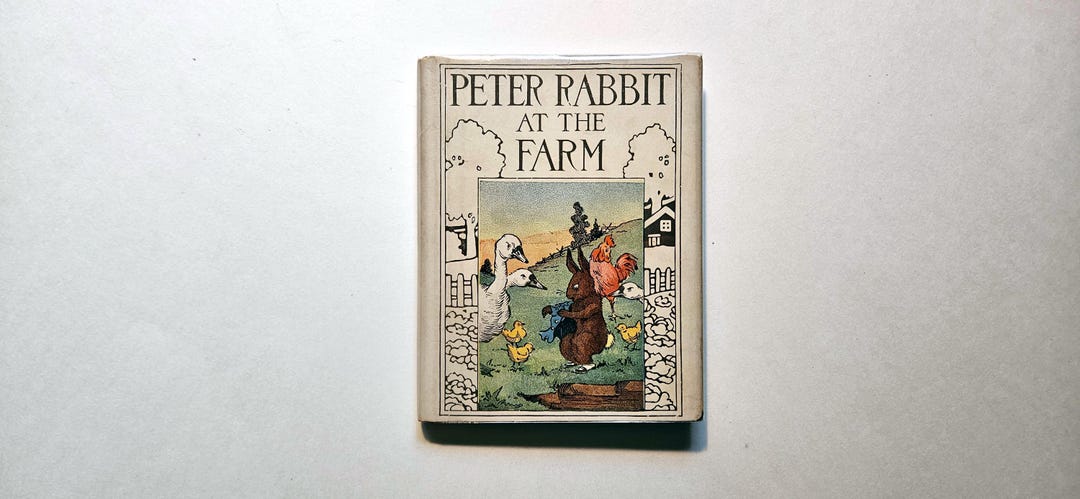 PETER RABBIT at the FARM Duff Graham After Beatrix Potter 1933 in Dust ...