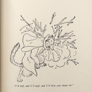 THREE LITTLE PIGS and the Foolish Pig, Fairy Tales, Frances Beem, 1933 ...