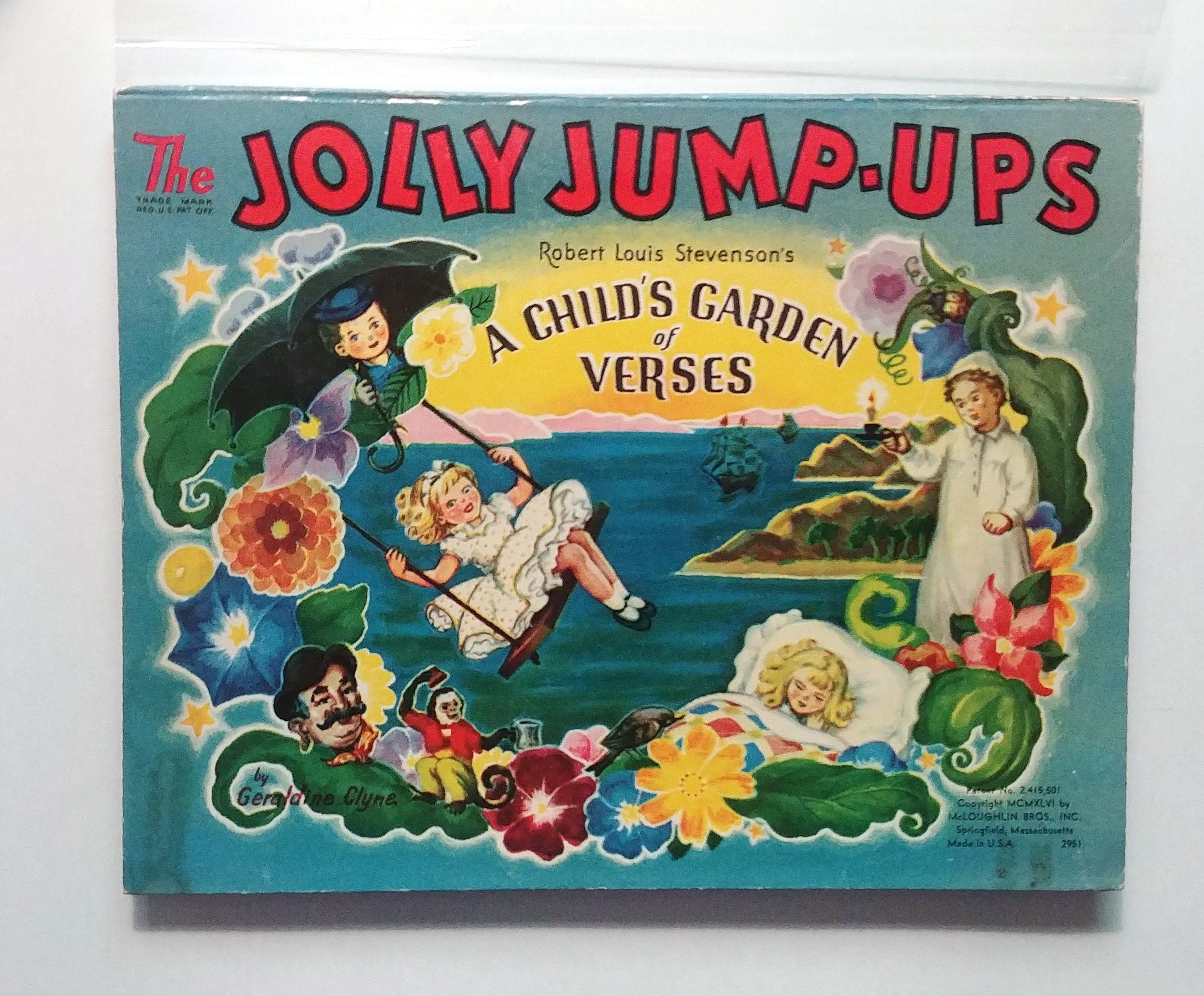 JOLLY JUMP-UPS Child's Garden of Verses, Geraldine Clyne, 1946 - Etsy