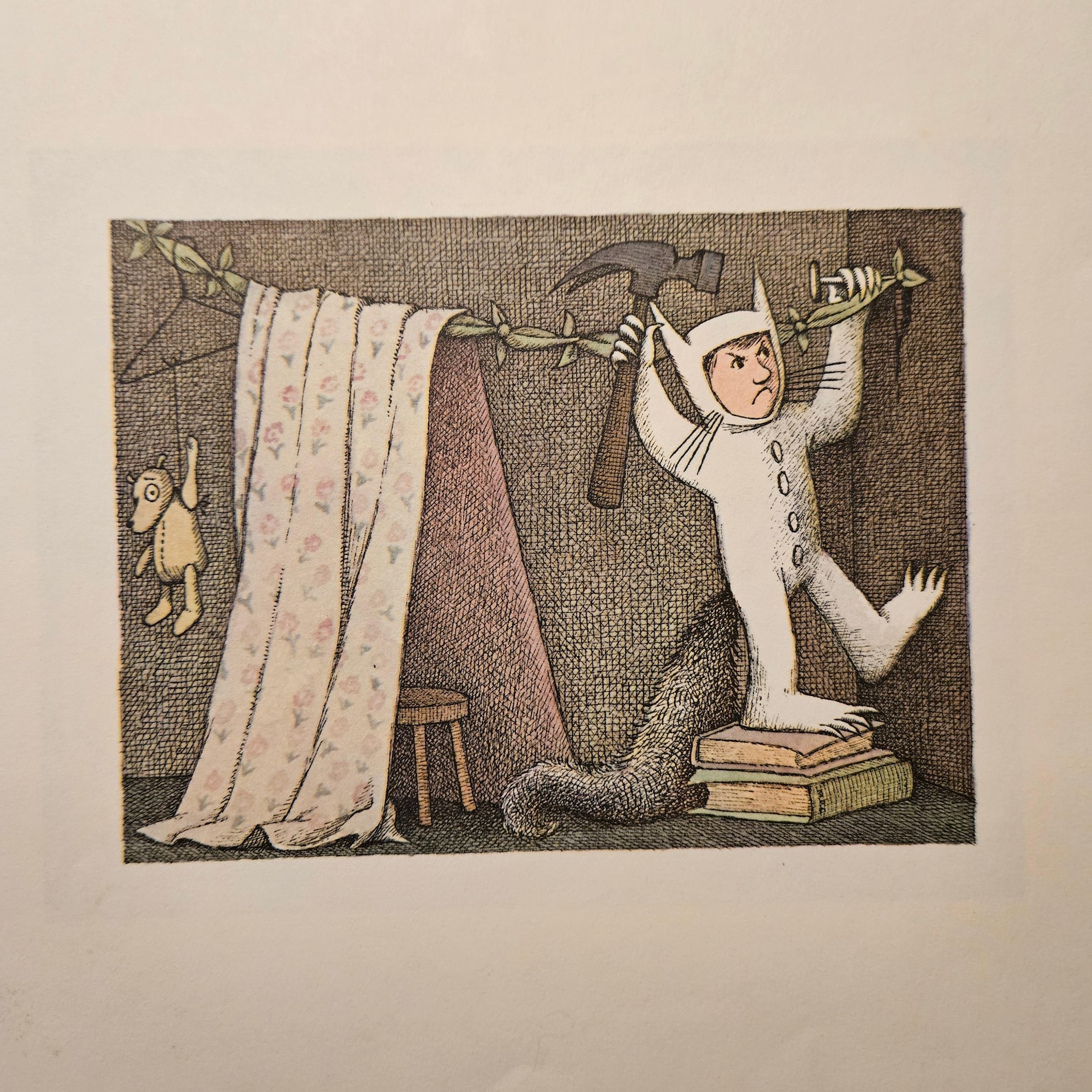 WHERE the WILD THINGS Are, Maurice Sendak, 1974 Printing, Caldecott ...