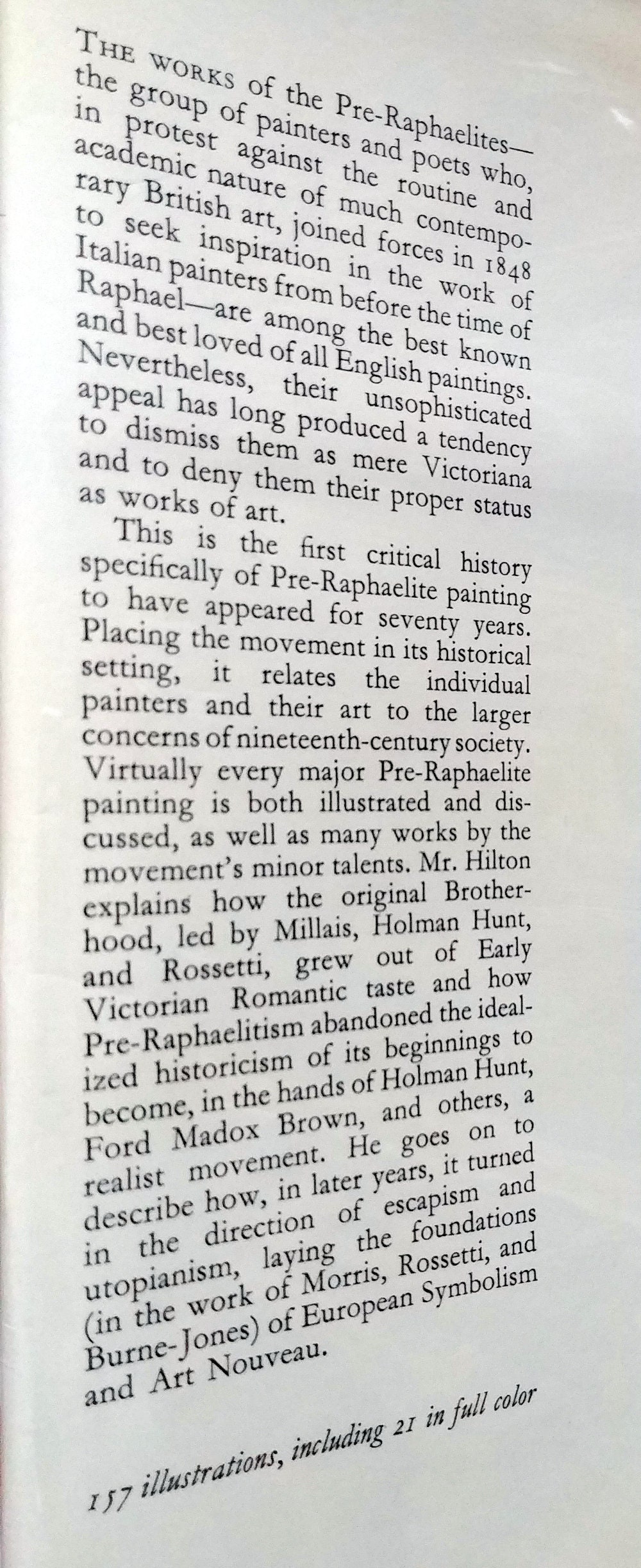 Timothy Hilton PRE-RAPHAELITES, 1970, Art History - Etsy