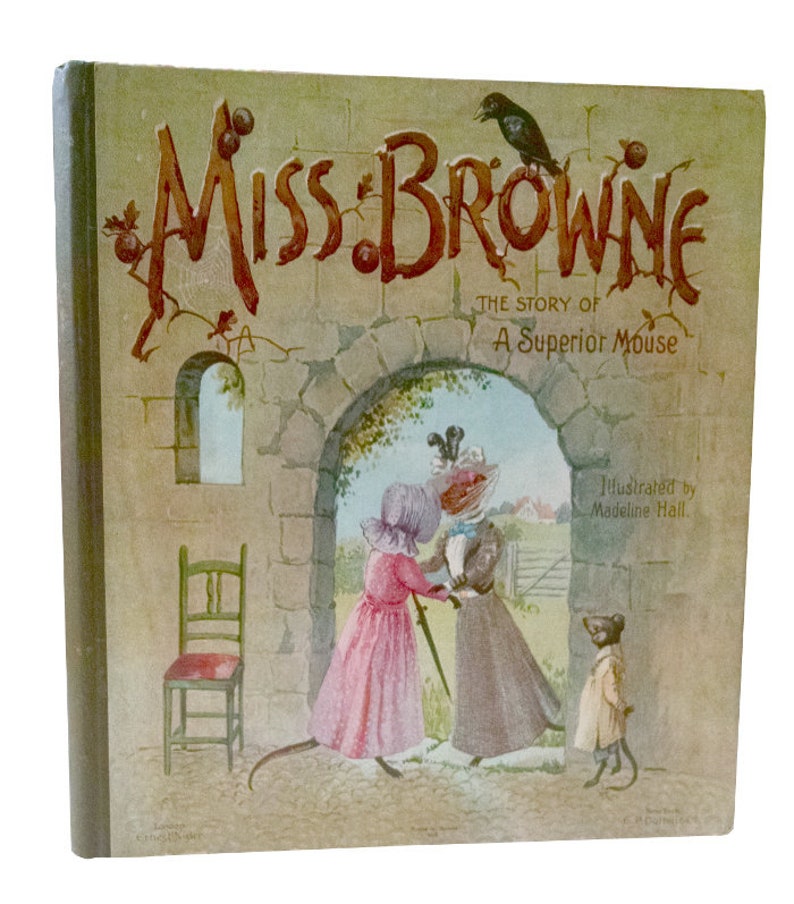 MISS BROWNE the Story of a Superior MOUSE Ellyn Hall - Etsy