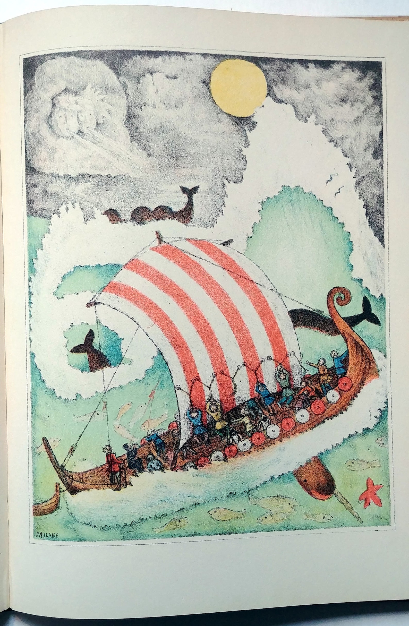 LEIF THE LUCKY Ingri & Edgar Parin D'aulaire 1st Edition in Dust Jacket ...