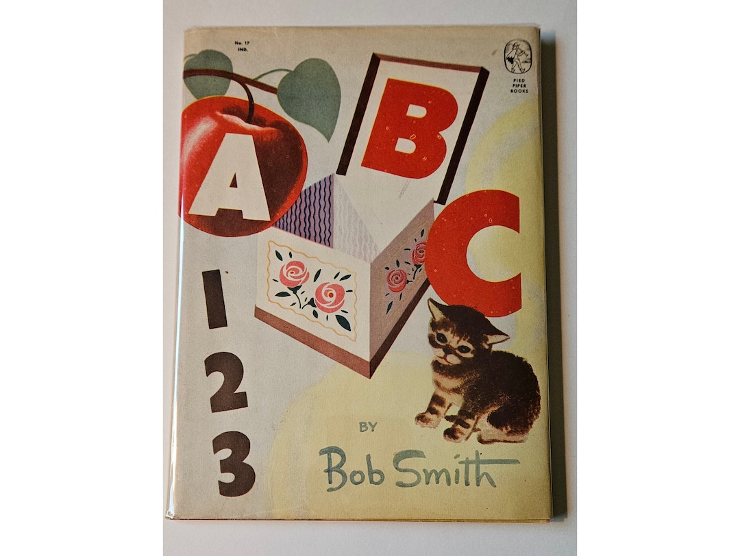 Bob Smith ABC 123 Alphabet Book 1946 in Dust Jacket - Etsy