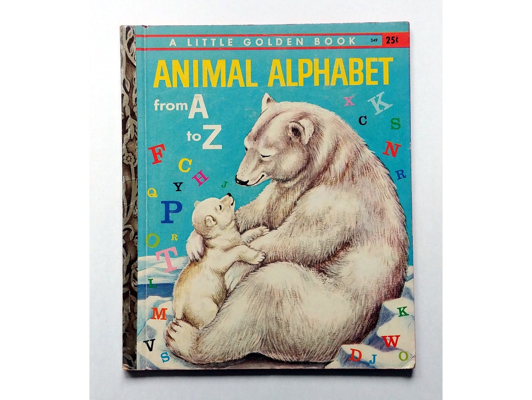 ANIMAL ALPHABET From A to Z Little Golden Book 349 1st Edition - Etsy
