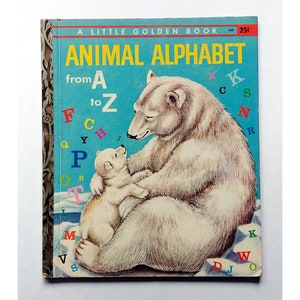 ANIMAL ALPHABET From A to Z Little Golden Book #349 1st Edition - Etsy