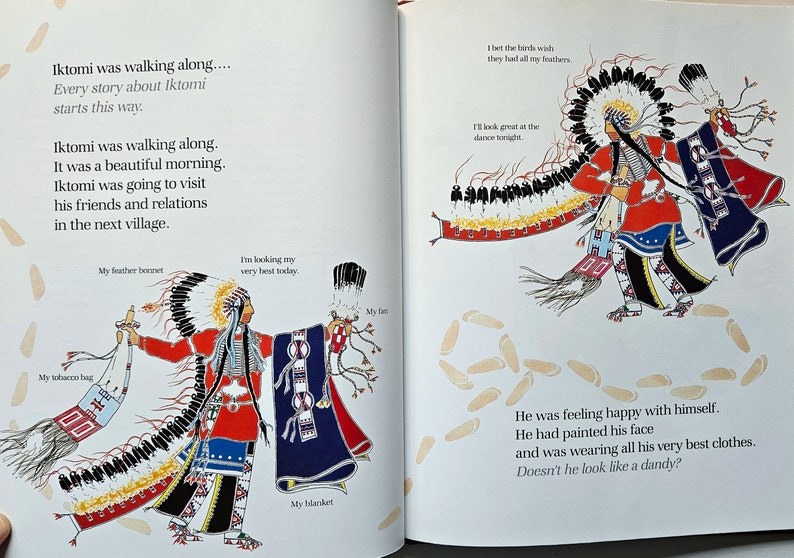 IKTOMI and the BOULDER, A Plains Indian Story, Paul Goble, 1st in Dust ...