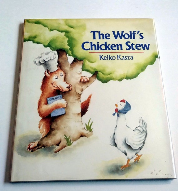 WOLF'S CHICKEN Stew Keiko Kasza First Printing in dust | Etsy