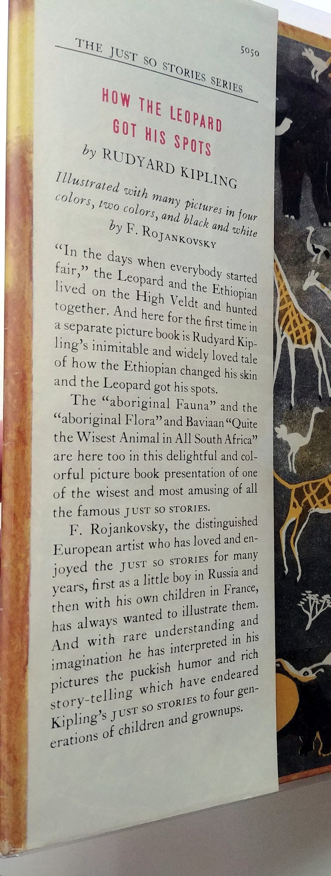 HOW the LEOPARD Got His SPOTS, Rudyard Kipling, Feodor Rojankovsky ...