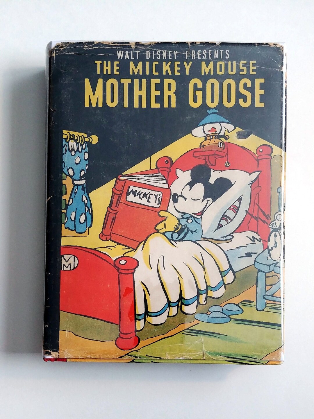 MICKEY MOUSE Mother GOOSE in Dust Jacket 1937 Rare - Etsy