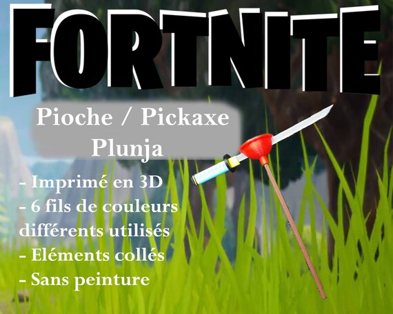 Fortnite Pioche/Pickaxe Plunja impression 3D