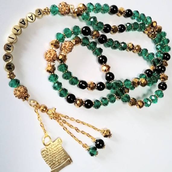 Personalised LUXURY tasbeeh 3399100 BEAD same day dispatch | Etsy