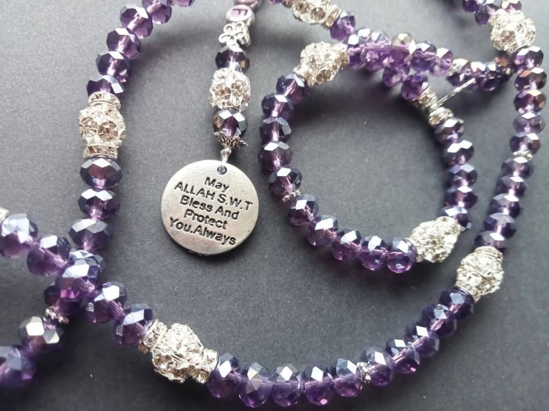 Personalized Tasbeeh, Luxury Tasbeeh Full Crystal Order Now for All ...