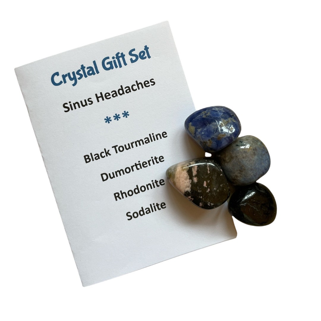 Crystal Gift Set for Sinus Headaches Support - Etsy