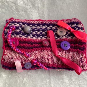 Twiddle Cuff, Mini Twiddle Muff, Travel Sized Fidget Cuff, Sensory Aid ...