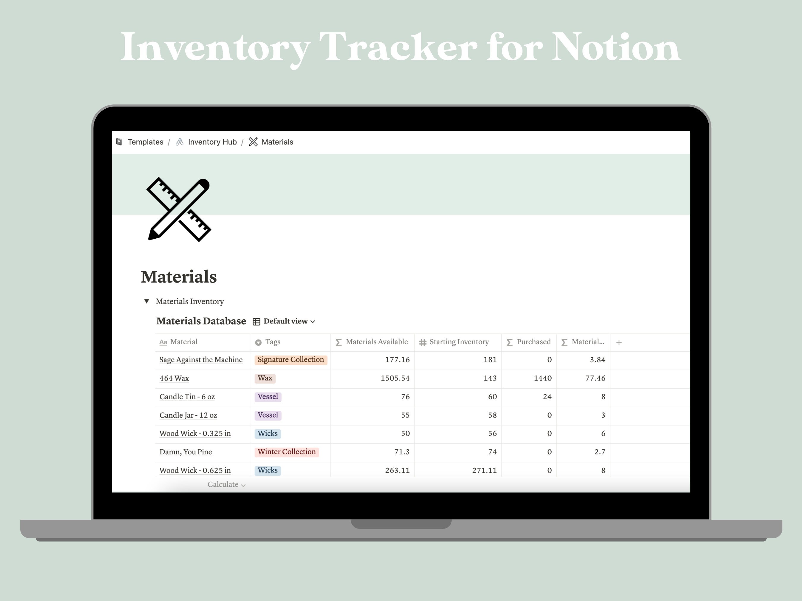Inventory Tracker - Product/materials | for Small Businesses | Auto ...