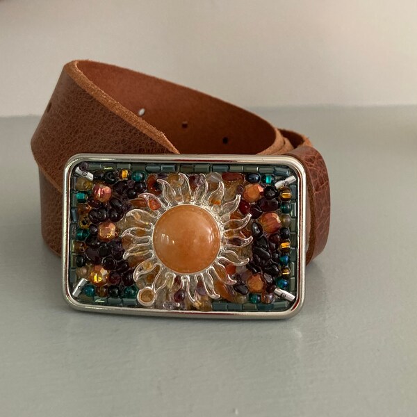 Beaded Belt Buckles - Etsy