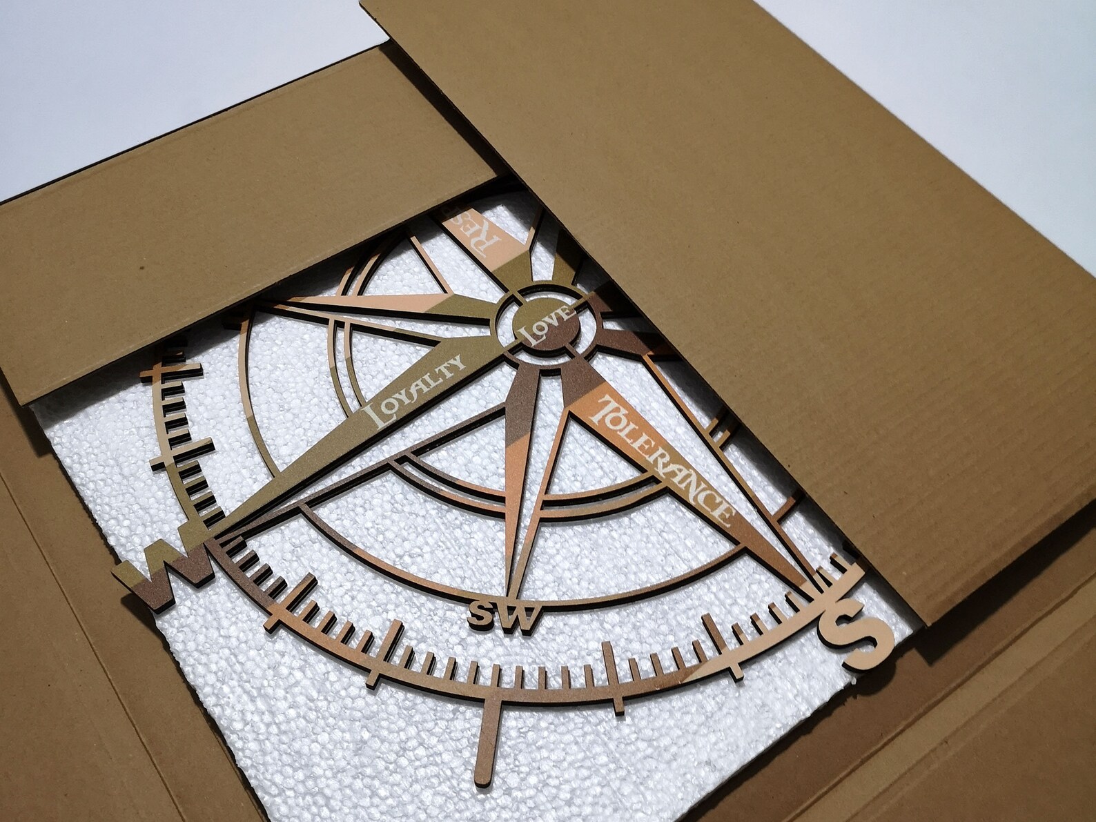 Compass Wood Wall Art Compass Wall Decor Nautical Wall Art - Etsy