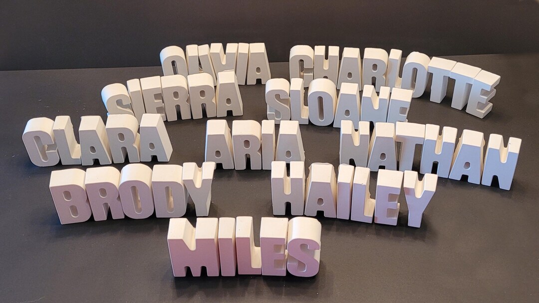 Paint Your Own Name Kit, Painting Craft, Kids Crafts, Party Favors - Etsy