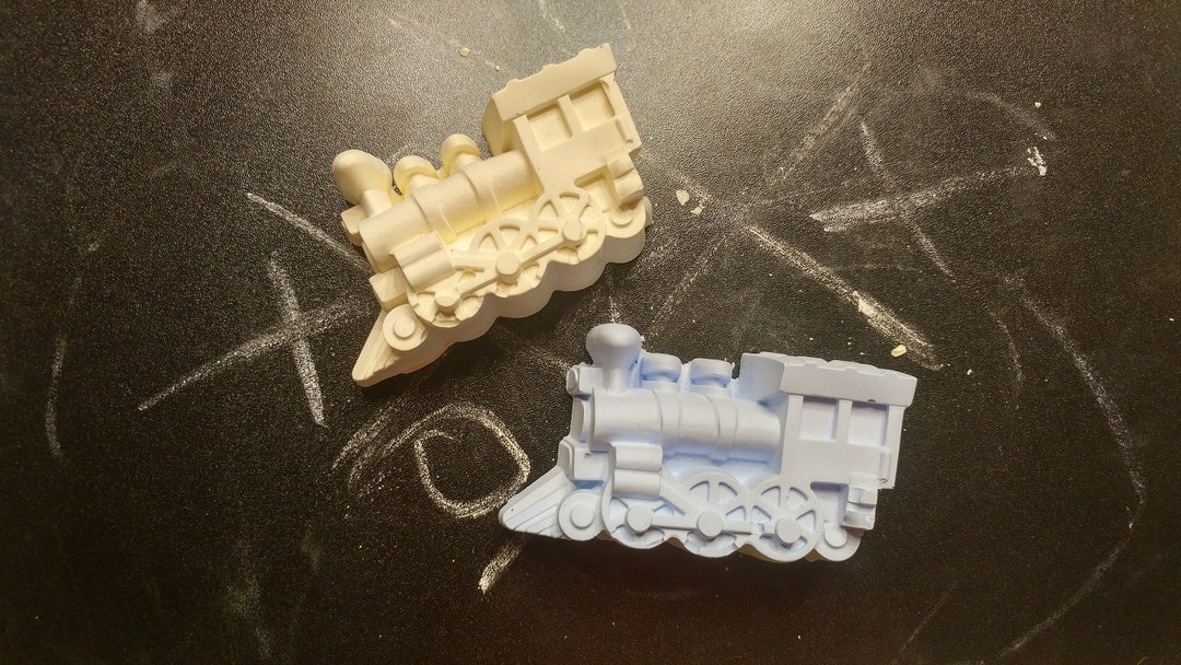 Train Shaped Sidewalk Chalk, 2 Piece Set - Etsy