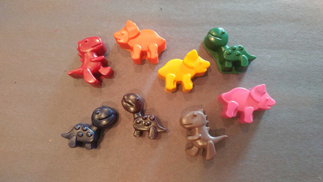 Dinosaur Crayons, 8 Piece Set - Etsy