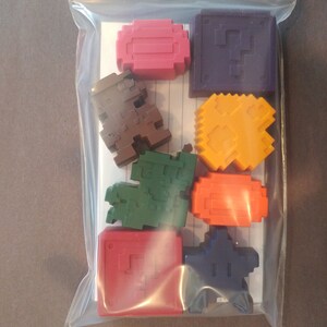 Super Mario Crayons, 8 Piece Set - Etsy Canada
