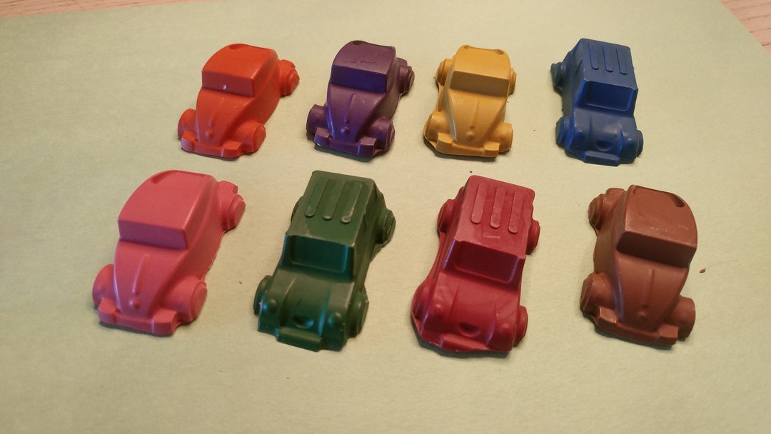 Car Crayons, 8 Piece Set - Etsy