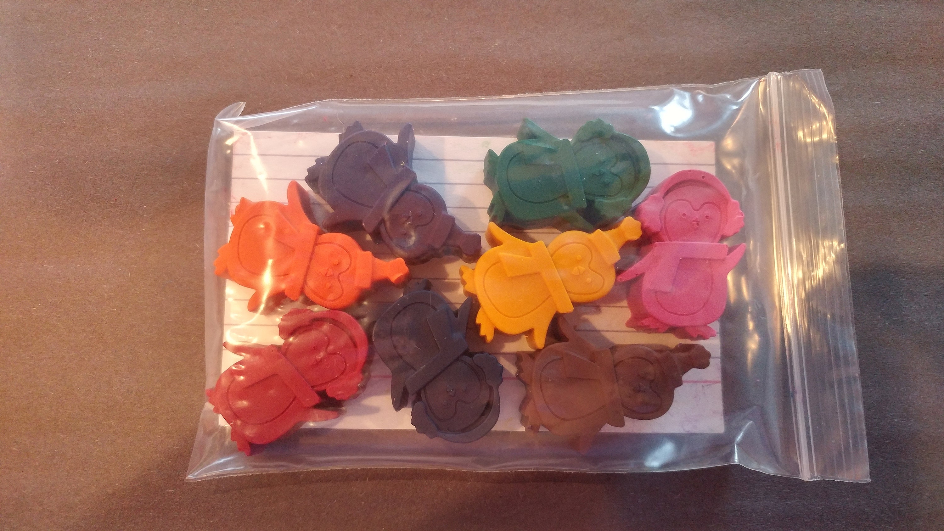 Penguin Crayons 8 Piece Set - Etsy