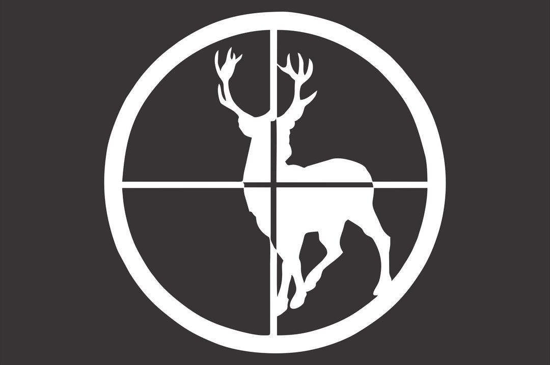 Deer in Crosshairs Vinyl Window Decal Bumper Sticker - Etsy