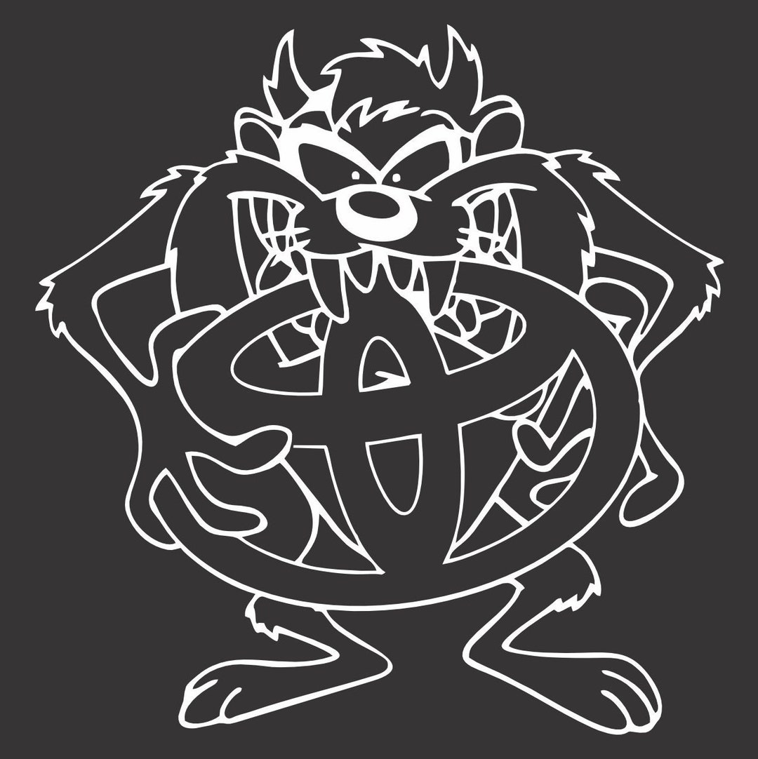 Taz Toyota Vinyl Window Decal Bumper Sticker - Etsy