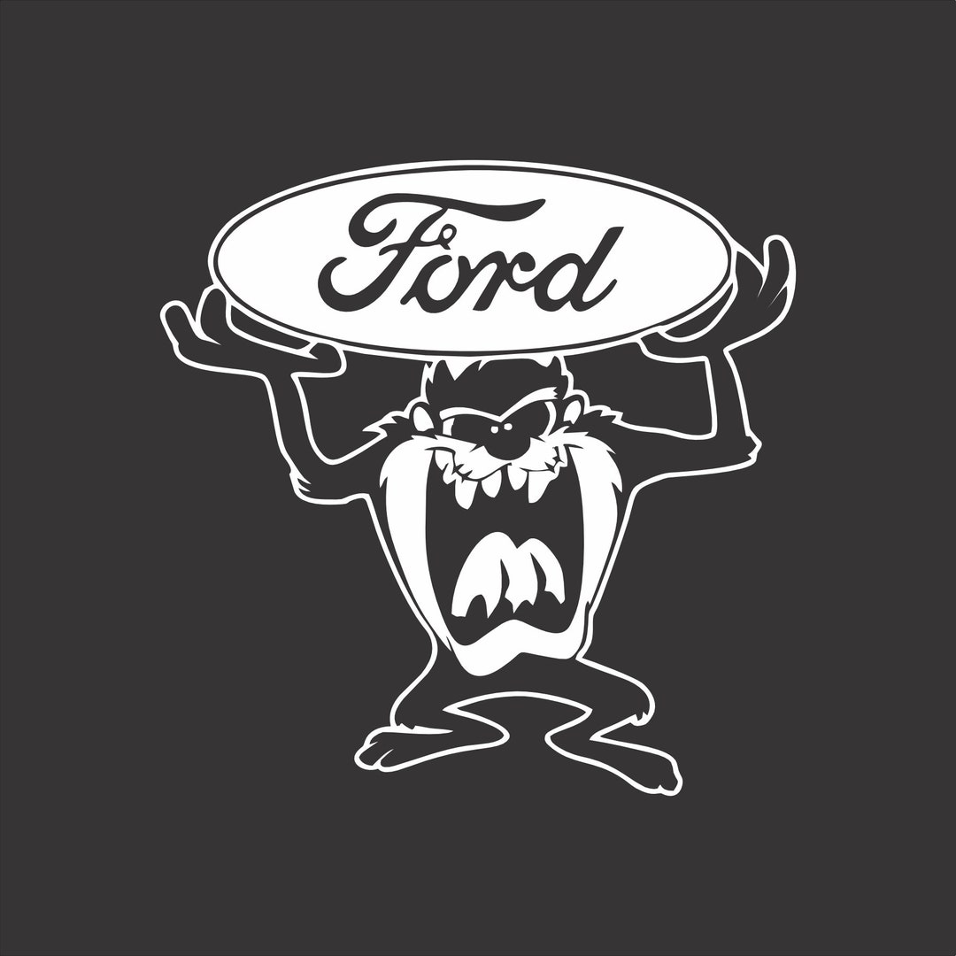 Taz Ford Vinyl Window Decal Bumper Sticker - Etsy
