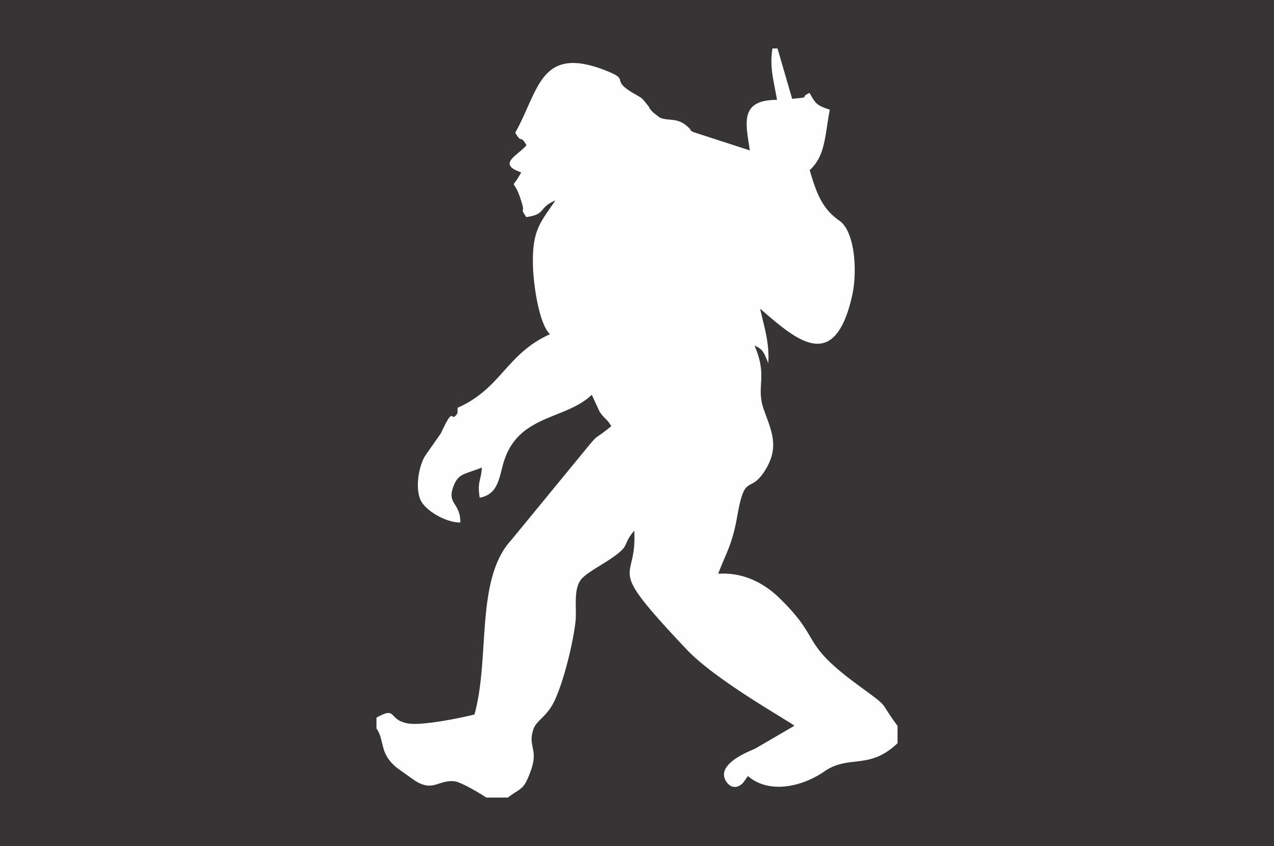Sasquatch Bigfoot Middle Finger Vinyl Window Decal Bumper Sticker - Etsy