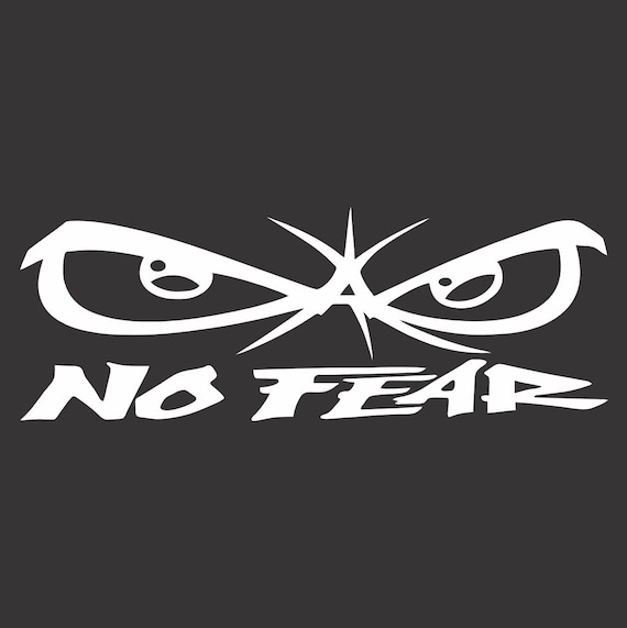 NO FEAR Vinyl Window Decal Bumper Sticker | Etsy