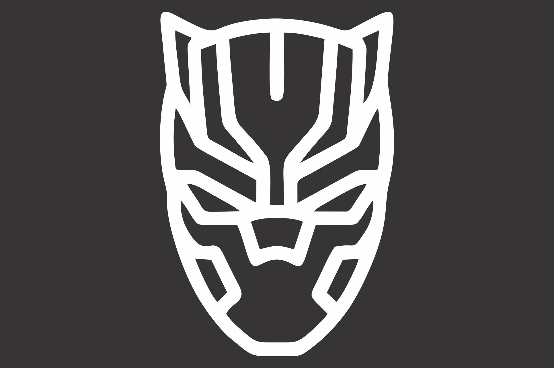 Black Panther Vinyl Window Decal Bumper Sticker - Etsy