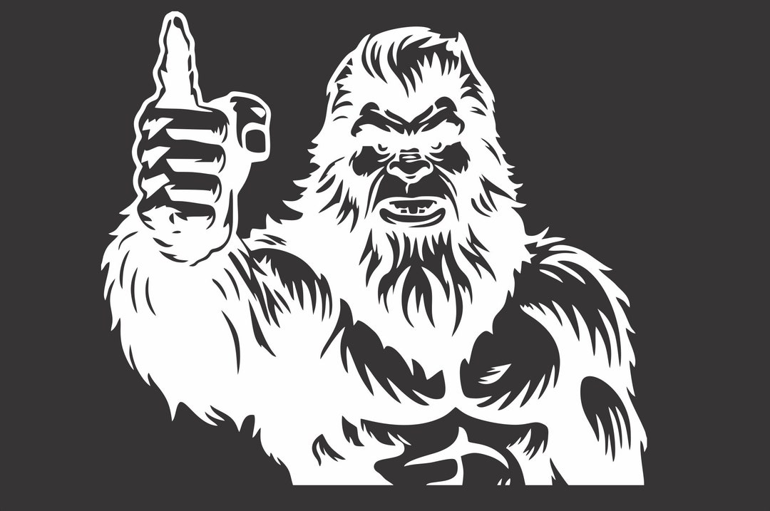 Sasquatch Bigfoot Vinyl Window Decal Bumper Sticker - Etsy