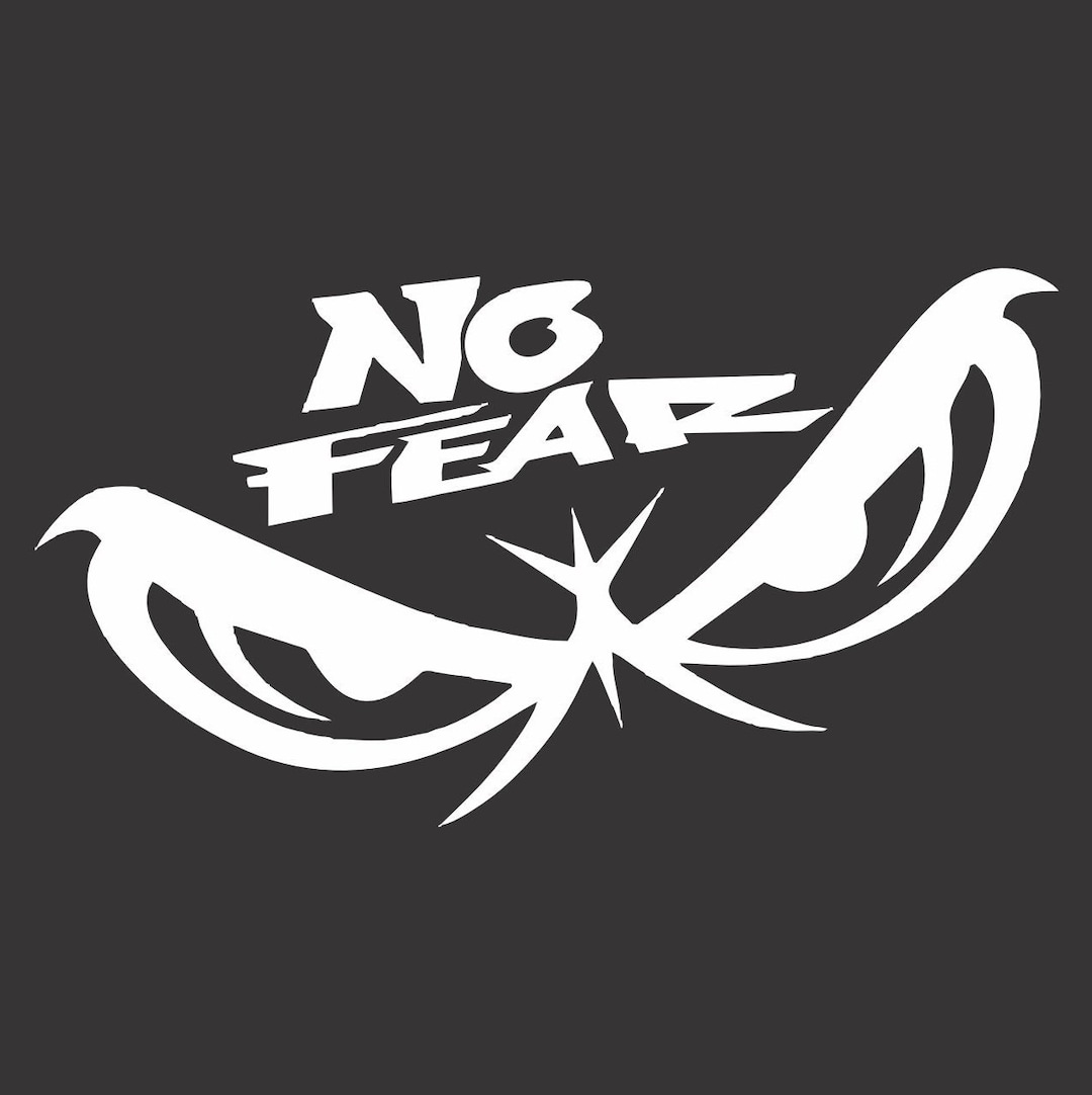NO FEAR Vinyl Window Decal Bumper Sticker - Etsy