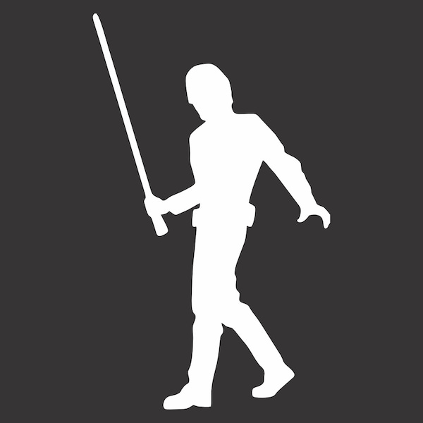 Luke Skywalker Decal - Etsy