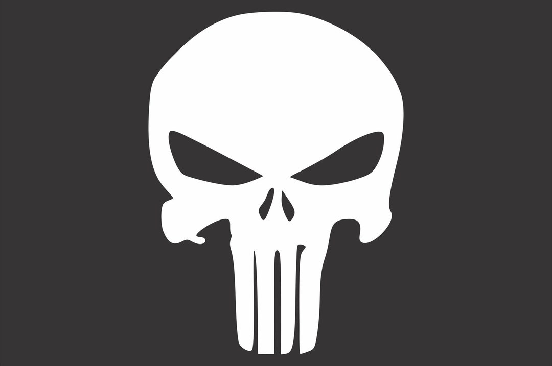Punisher Vinyl Window Decal Bumper Sticker - Etsy
