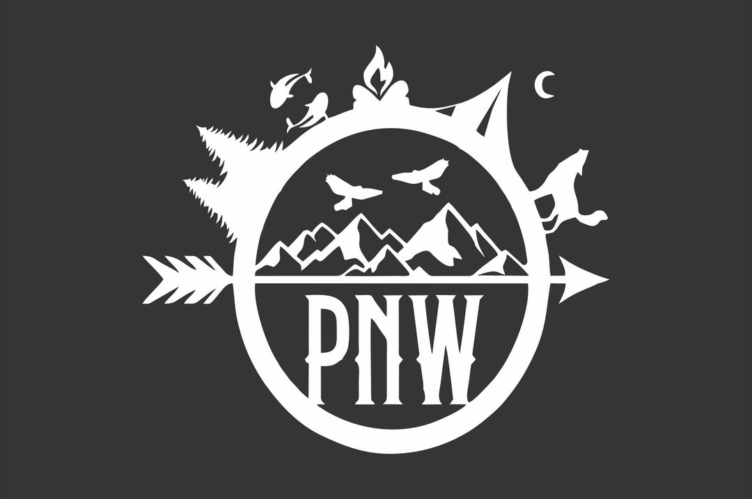 PNW Outdoors Vinyl Window Decal Bumper Sticker - Etsy