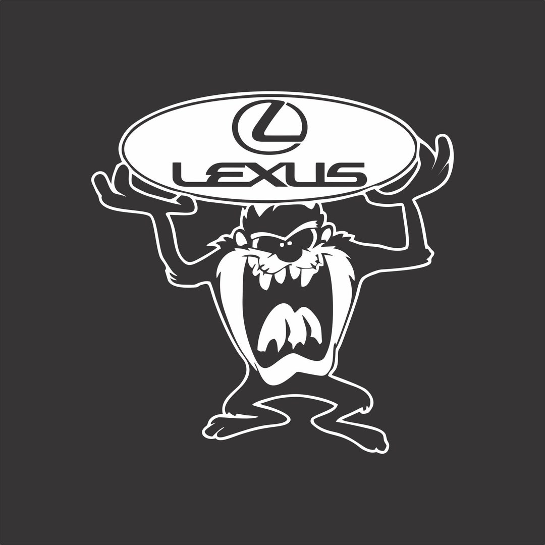 Taz Lexus Vinyl Window Decal Bumper Sticker - Etsy