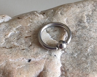316L Surgical Steel Captive Bead Ring CBR Nose Ring Helix 3mm - Etsy