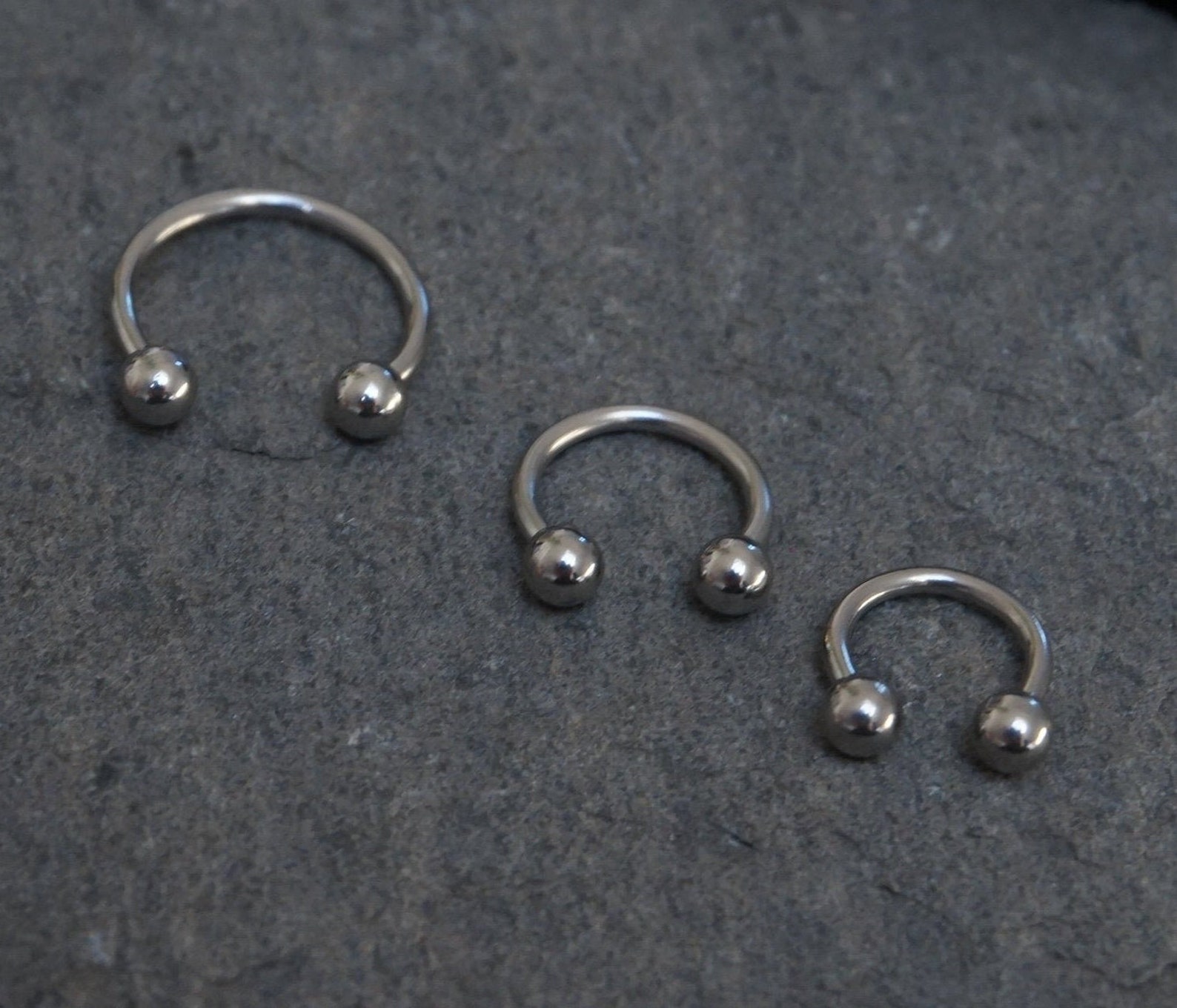 16 Gauge Captive Septum Ring Horseshoe Septum 6mm Septum - Etsy