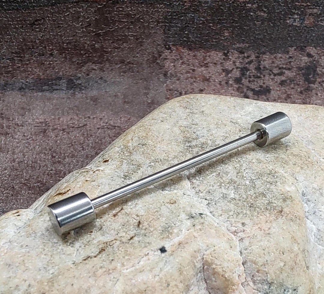 14g 34mm Industrial Barbell, Industrial Piercing, Scaffold Barbell ...