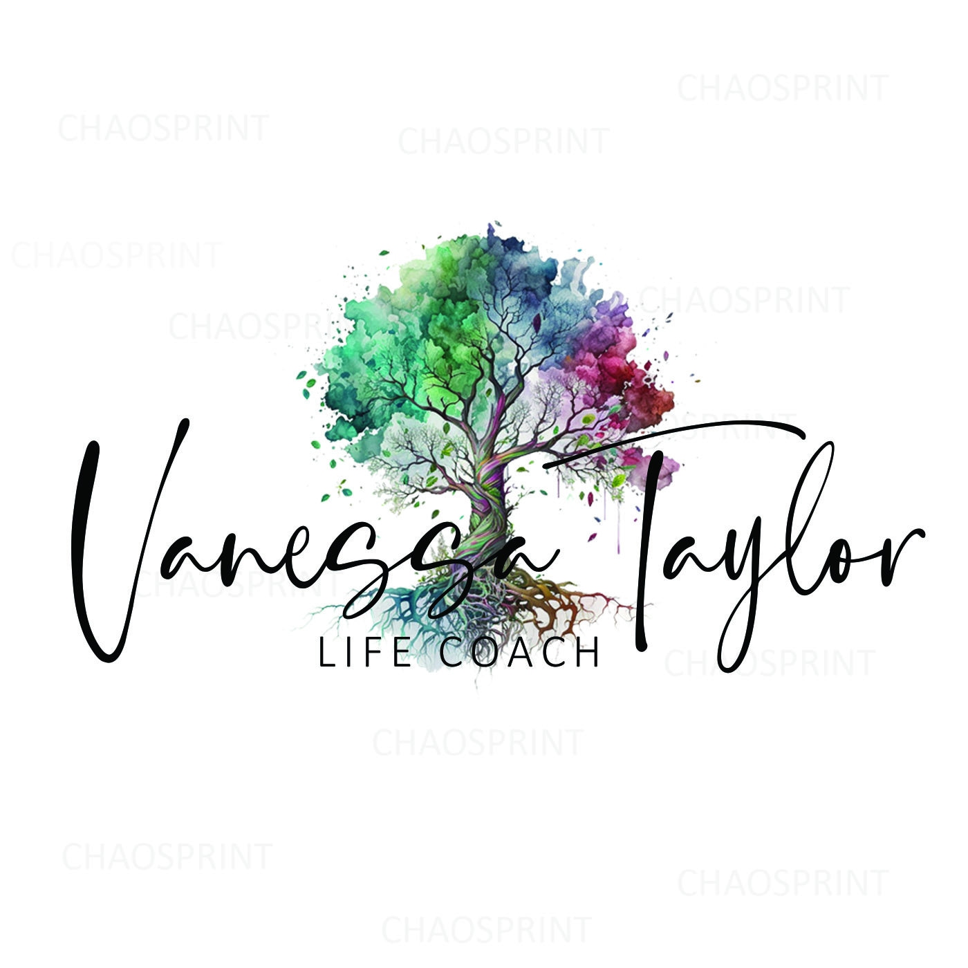 Coaching Logo, Life Tree Logo, Life Coach Logo, Therapist Premade Logo ...