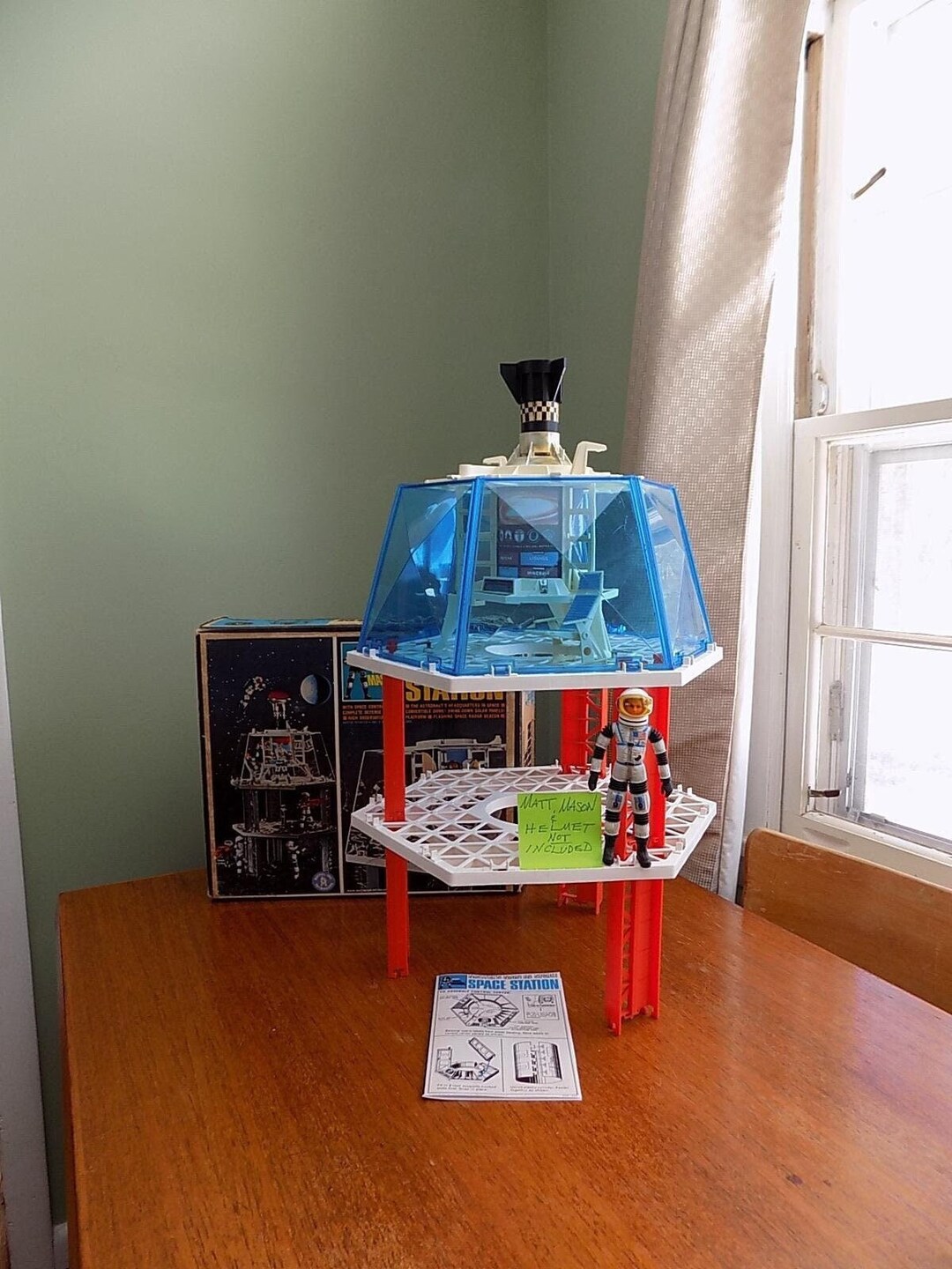 1966 Mattel Major Matt Mason SPACE STATION W/ Mattel BOX – "man in ...