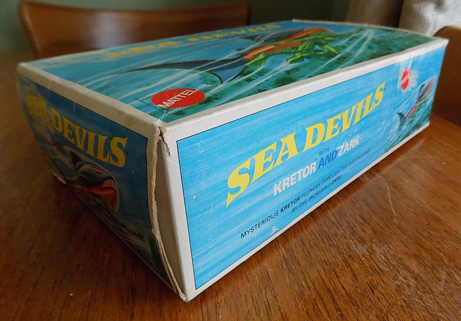 1970 Mattel Sea Devils KRETOR and ZARK W/ Box Box Insert - Etsy